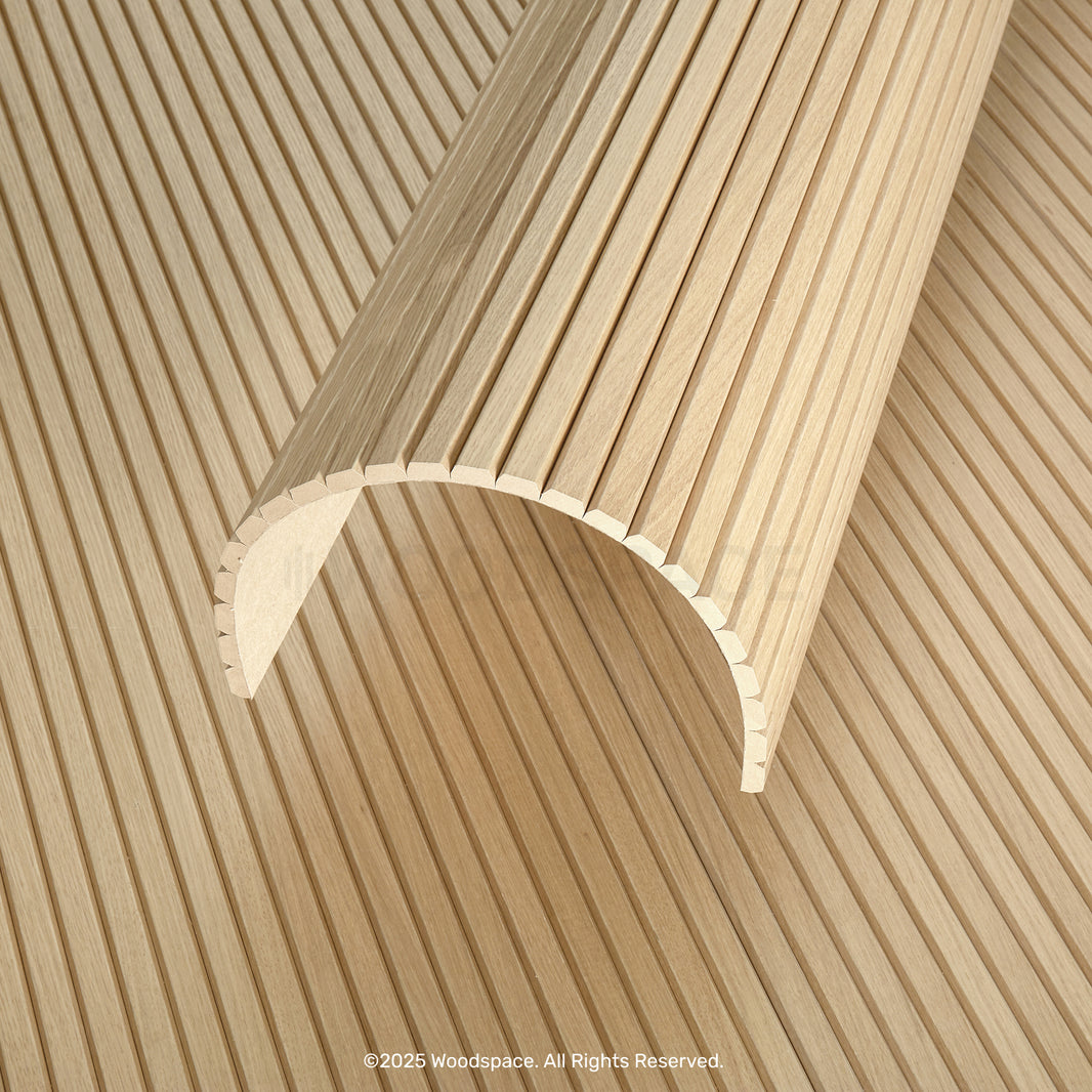 Flexo™ Timber - Flexible Fluted Timber Slat Panels by Woodspace
