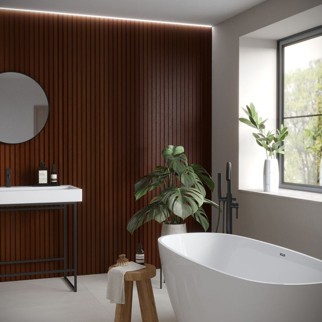 SlatWall Pro Panels - Waterproof Timber Slat Wall Panels for Walls ...