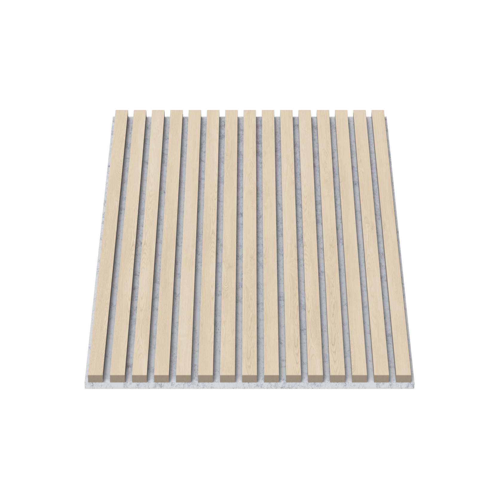 White Oak (Lacquered) on White Felt Acouwood® Wood Wall Panels – Woodspace